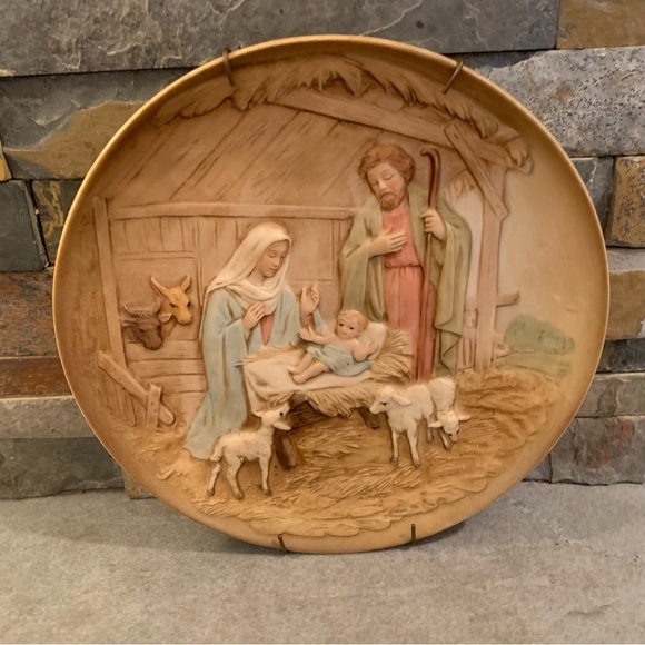 Homco | Wall Decor | Vintage Homco Nativity Manger Porcelain Collectors ...
